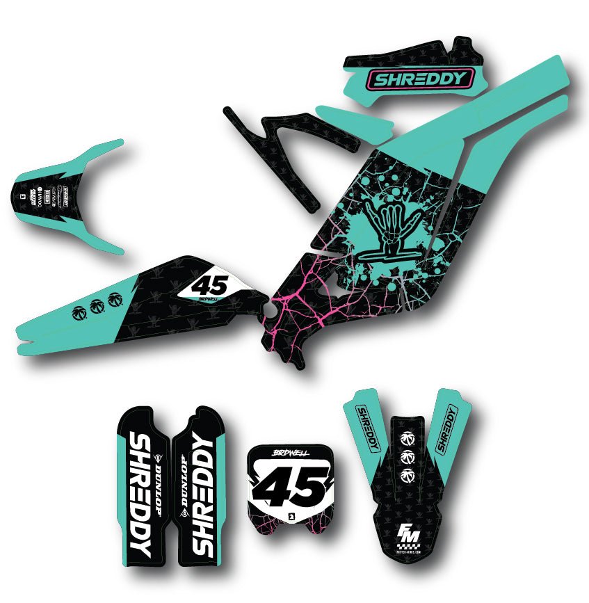 SURRON CUSTOM GRAPHICS - Customize the Wraps for your ride – Shreddy
